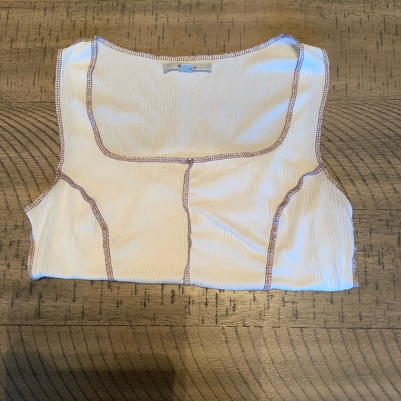 gaze | Tops | Seam Detailed Tank Top | Poshmark